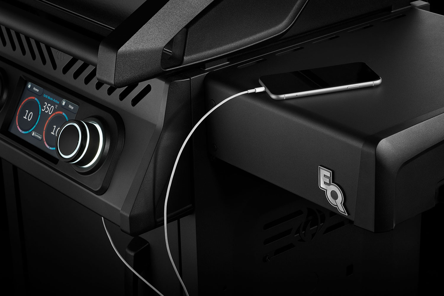 Napoleon Rogue EQ 365 Elektrogrill - Mattschwarz - mit WiFi/Bluetooth ...