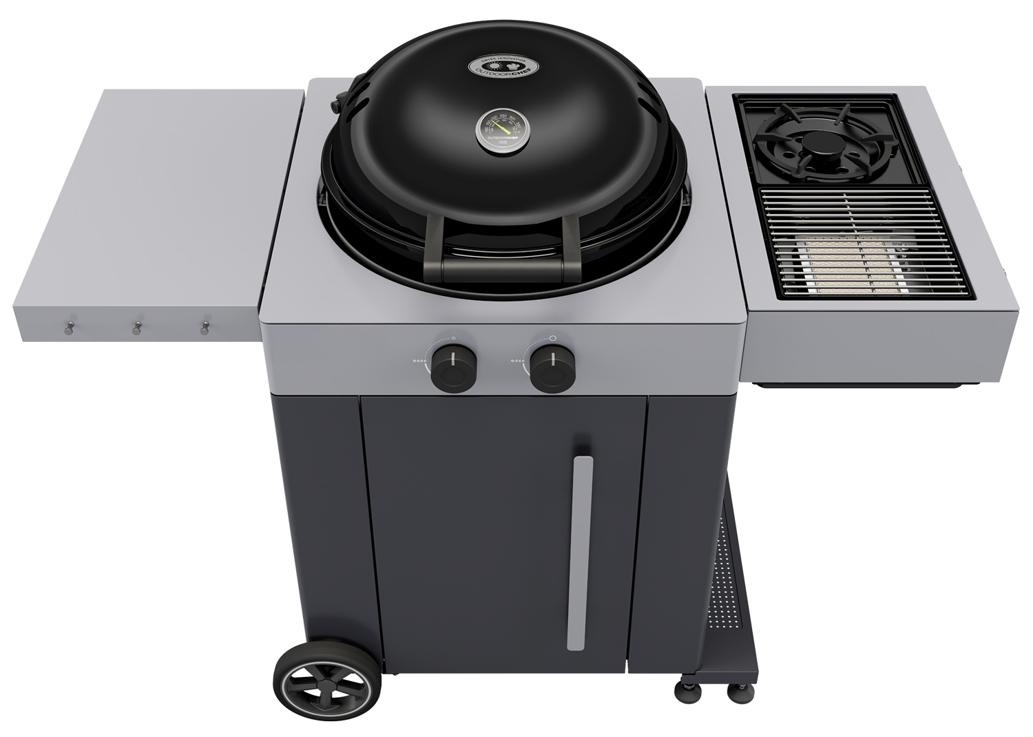 Outdoorchef Gas Kugelgrill Arosa 570 G Grey Steel EVO mit Blazing ...